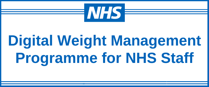 Digital Weight Management Programme for NHS Staff